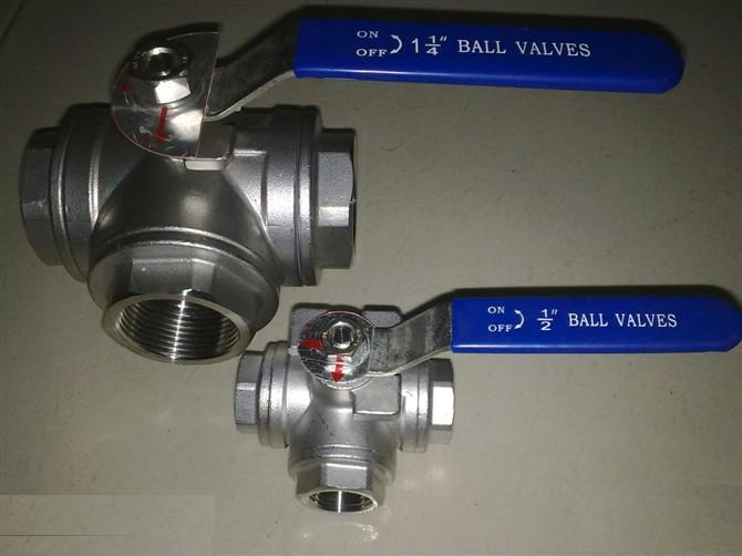 Q44F、Q45F不锈钢三通球阀-三通球阀-中石化阀门网