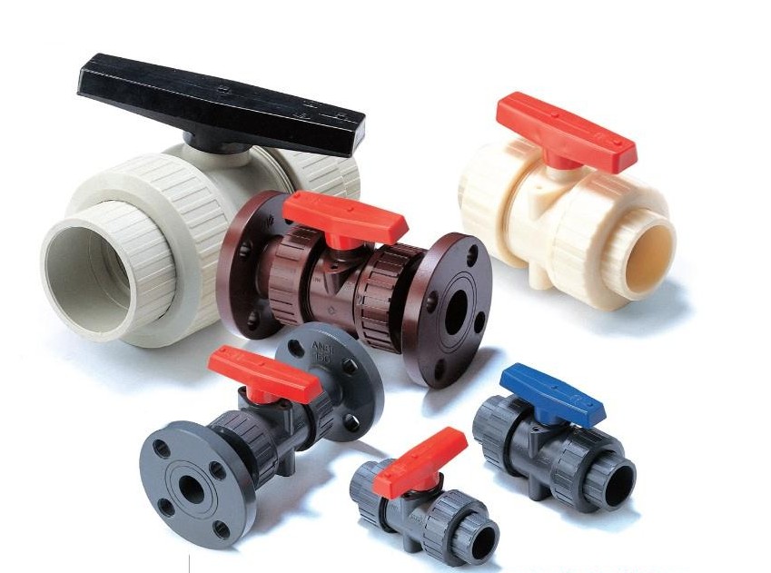 Q41F-10S塑料法兰球阀（PVC、UPVC、CPVC、PVDF）-塑料球阀-中石化阀门网